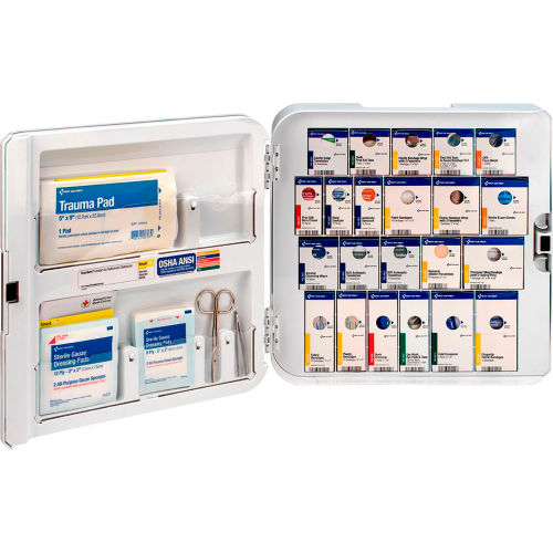 First Aid Only® SmartCompliance Complete Cabinet w/ Meds, 50 Persons