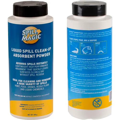 Spill Magic 97504 Spill Mag Absorbent Shaker 25oz Universal, 145g wt