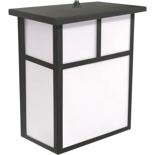 Sunlite LED Mission Style Outdoor Rectangle Light Fixture, 12W, 800 ...