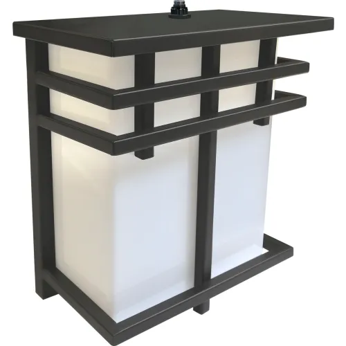 Sunlite Tunable LED Mission Style Outdoor Rectangle Light Fixture, 12W ...