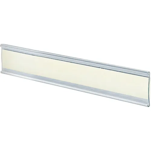 Global Approved 199605 Adhesive-Back C-Channel Nameplate, 8.5" x 1.5 ...