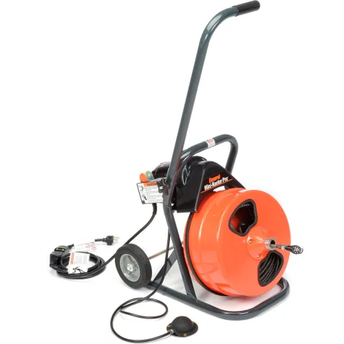 General Wire MRP-B Mini-Rooter Pro Drain/Sewer Cleaning Machine W/ 75 ...