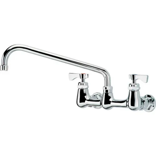 Krowne 14-812L - Royal Series 8" Center Wall Mount Faucet, 12" Spout