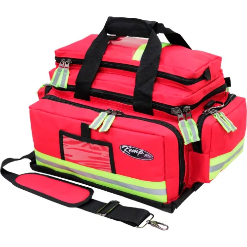 Kemp Large Professional Trauma Bag, Red, 10-104-RED