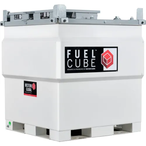 Western Global 250 Gallon FuelCube Diesel Fuel Tank with Fuel Gauge