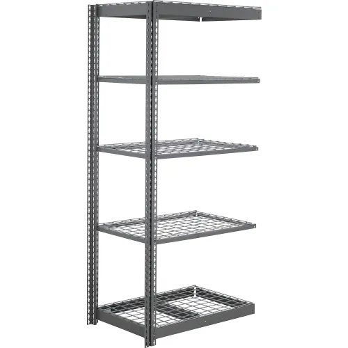 Global Industrial 5 Shelf, Commercial Duty Boltless Shelving, Add On ...