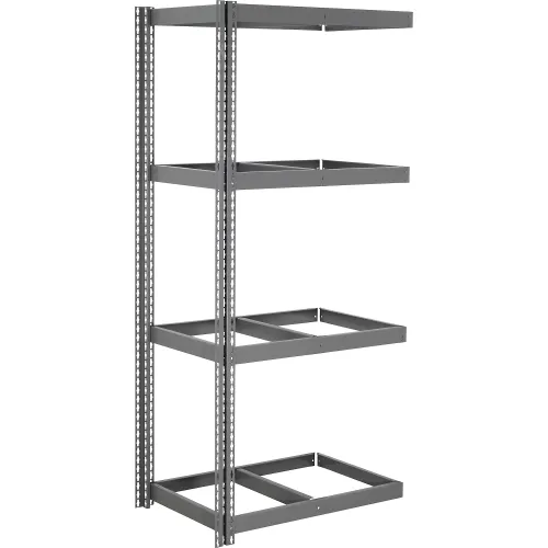 Global Industrial 4 Shelf, Heavy Duty Boltless Shelving, Add On, 42"W x ...