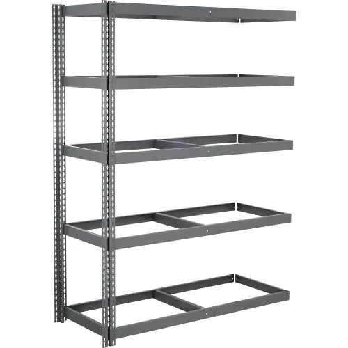 Global Industrial 5 Shelf, Heavy Duty Boltless Shelving, Add On, 60"W x ...
