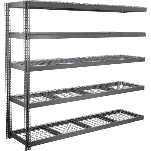 Global Industrial 5 Shelf, Standard Duty Boltless Shelving, Add On, 96 ...