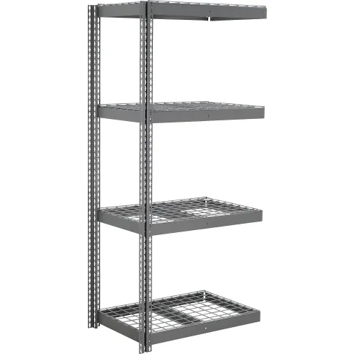 Global Industrial 4 Shelf, Heavy Duty Boltless Shelving Add On, 36"W x ...