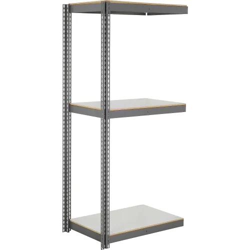 Global Industrial 3 Shelf, Extra Heavy Duty Boltless Shelving Add On ...