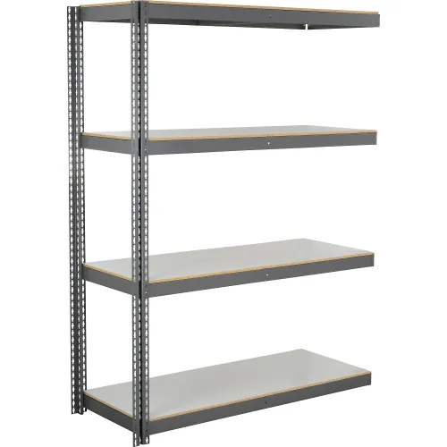 Global Industrial 4 Shelf, Heavy Duty Boltless Shelving Add On, 72"Wx30 ...