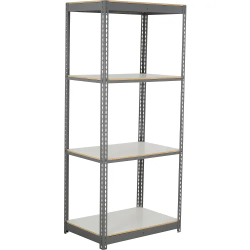 Global Industrial 4 Shelf, Commercial Duty Boltless Shelving Starter ...