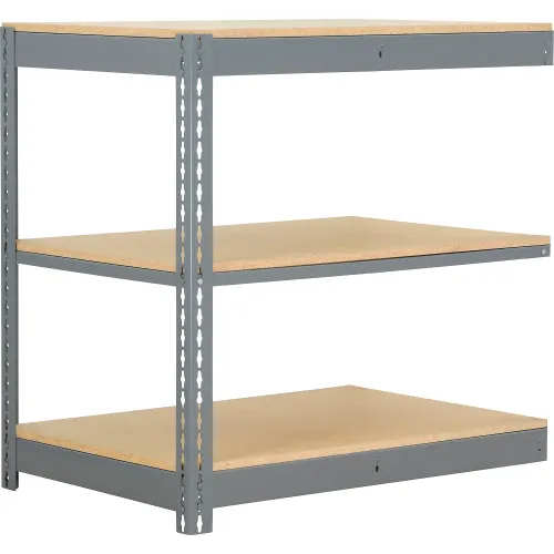 Global Industrial 3 Shelf, Commercial Duty Boltless Shelving, Add On ...