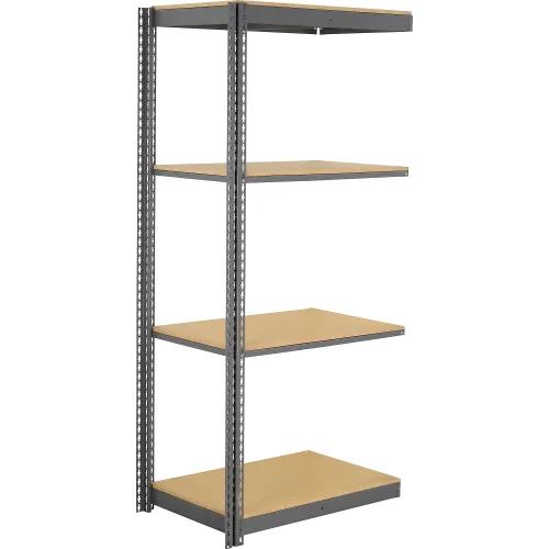 Global Industrial 4 Shelf, Commercial Duty Boltless Shelving, Add On ...