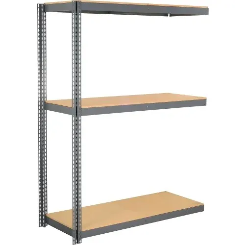 Global Industrial 3 Shelf, Heavy Duty Boltless Shelving, Add On, 60"W x ...