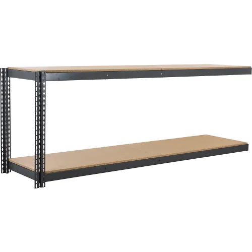 Global Industrial 2 Shelf, Standard Duty Boltless Shelving, Add On, 96 ...