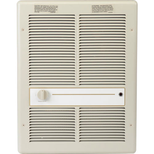 TPI Fan Forced Wall Heaters F3316TRP - 4000W 208V Ivory