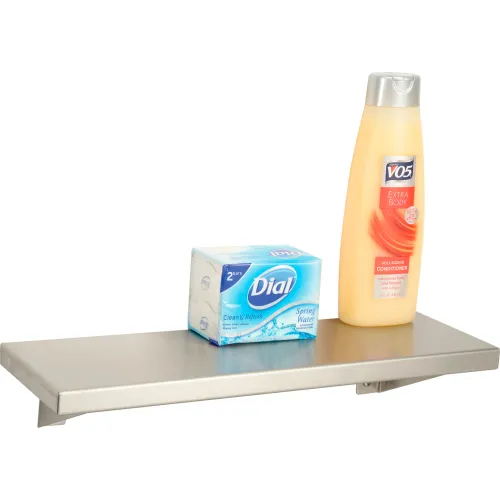 Bobrick® Stainless Steel Shelf - 16"W x 5"D - B295x16