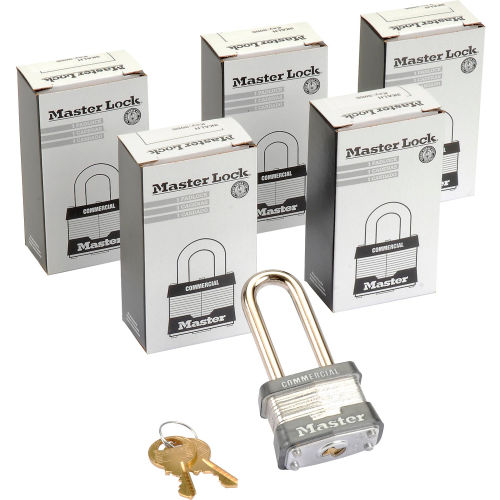 Master Lock® No. 3KALH General Security Laminated Keyed Alike Padlocks - Pkg Qty 6