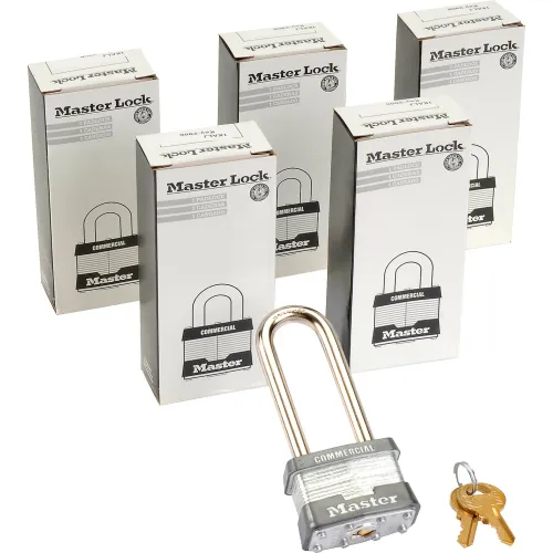 Master Lock® No. 1KALJ General Security Laminated Padlocks - Pkg Qty 6