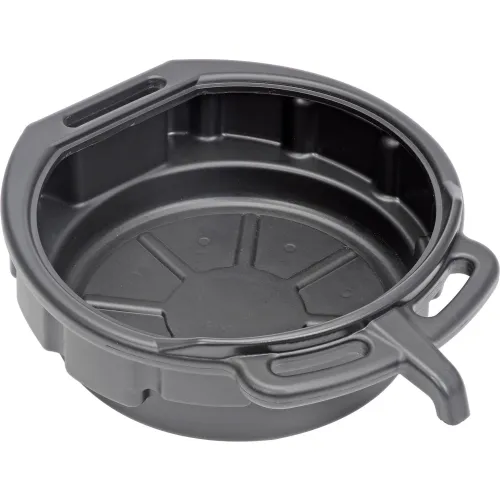 Funnel King® 4-Gallon Polyethylene Oil Drain Pan w/ E-Z Grip Handles ...