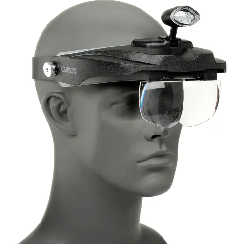 Carson Optical Magnivisor™ Deluxe Head Visor Magnifier