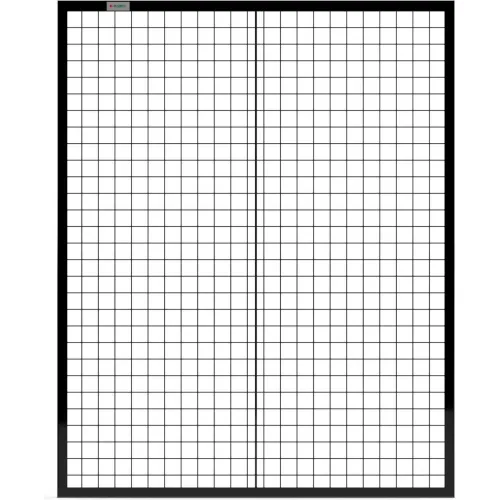 Global Industrial™ Machine Wire Guard Panel, 4'W, Black