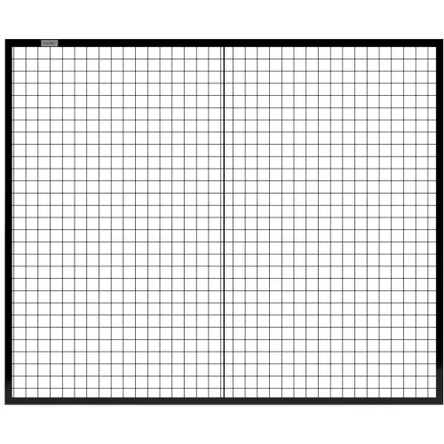 Global Industrial™ Machine Wire Guard Panel, 6'W, Black