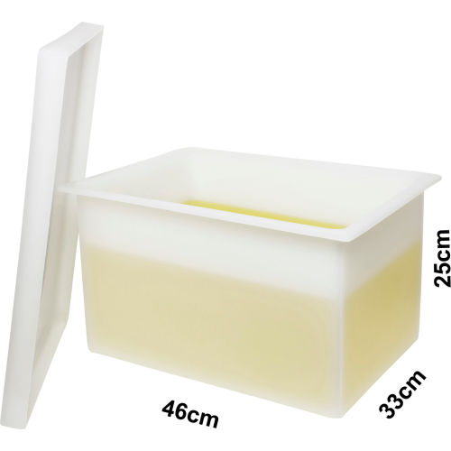 SP Bel-Art Heavy Duty Polyethylene Rectangular Tank with Top Flanges ...