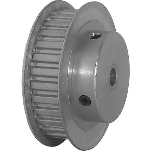 30 Tooth Timing Pulley, (Xl) 1/5" Pitch, Clear Anodized Aluminum ...