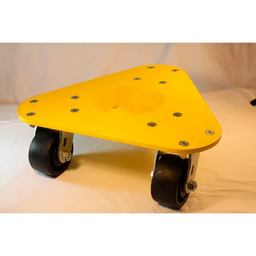 Bond® Steel Triangular Cup Dolly 4200 - Thermoplastic Wheels - 1500 Lb ...