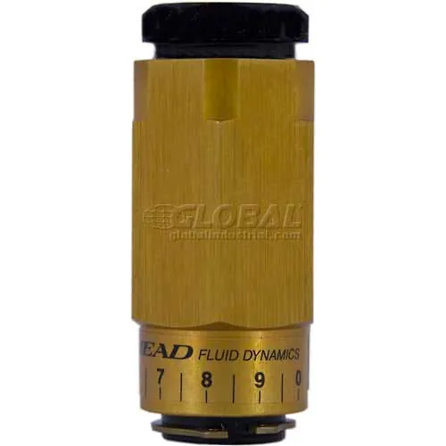 Bimba-Mead Flow Control In-Line MF1-25, 1/4 NPTF Both Ends, One ...