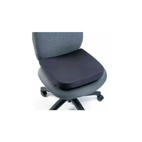 Memory Foam Backrest, 13-1/4"W x 1-3/4"D x 14-1/4"H, Black
