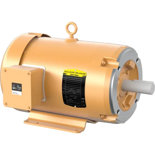 Baldor-Reliance Motor, C-Face with Feet, 10HP, 3500RPM, 3PH, 60HZ ...