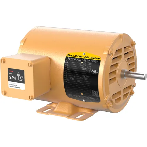 Baldor-Reliance Motor 0.33HP, 1140RPM, 3PH, 60HZ, 48, 3421M, OPEN, F1