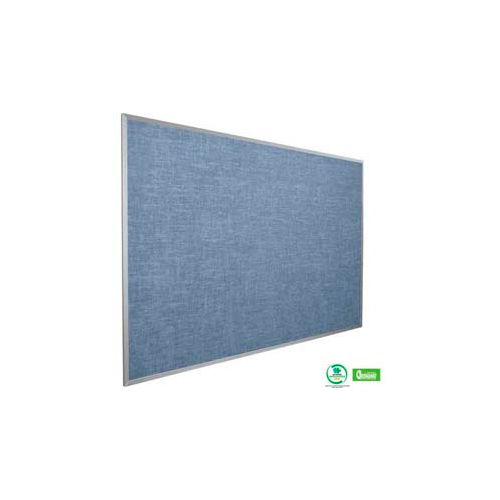 Balt® Vin-Tak Tackboard with Aluminum Trim 48"W x 33-3/4"H, Pacific Blue