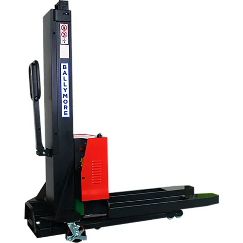 Ballymore Semi Powered Self-Lifting Stacker, 54" Fork Lift Height, 1100 ...