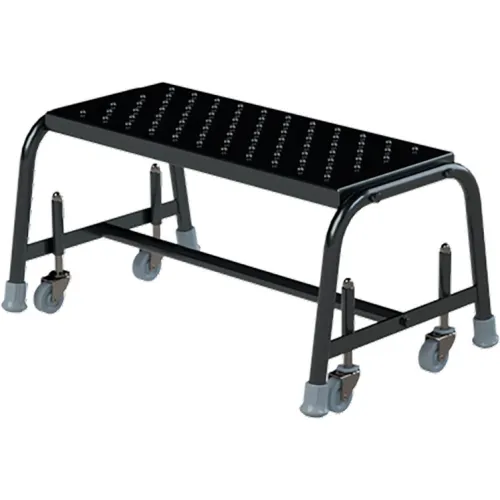 Ballymore 1-Step Steel Rolling Spring Loaded Caster Ladder without ...