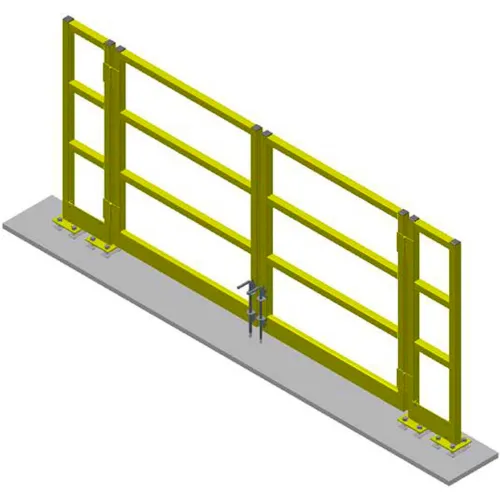 Bluff Swinging Safety Gate, MEZ-72-SW, 6'W