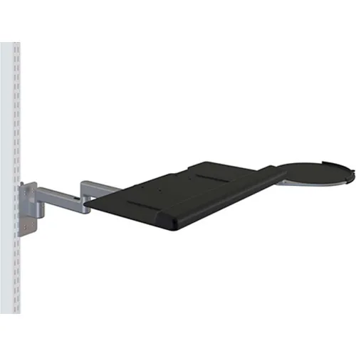 BOSTONtec Keyboard Articulating Arm w/ Mouse Tray Fixed Height