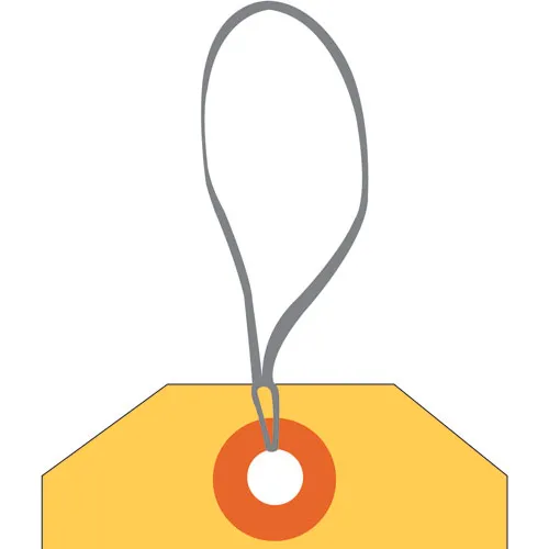 Elastic Tag Loops, 9"L, 1000/Pack
