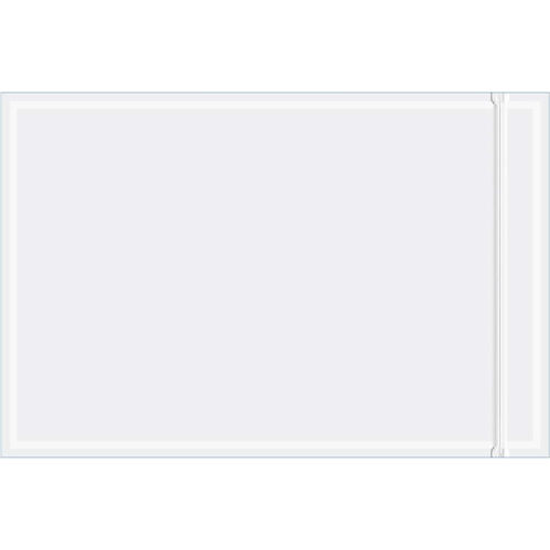 Resealable Document Envelopes, 6"L x 4"W, Clear, 1000/Pack