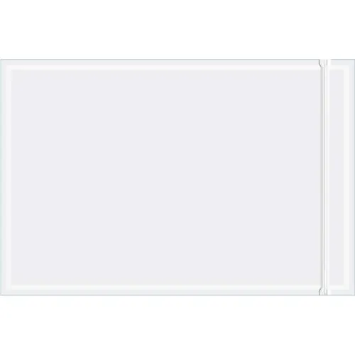 Resealable Document Envelopes, 9"L x 6"W, Clear, 1000/Pack