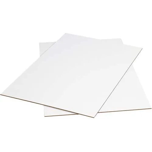 Global Industrial™ Corrugated Sheets, 48"L x 40"W, White - Pkg Qty 5