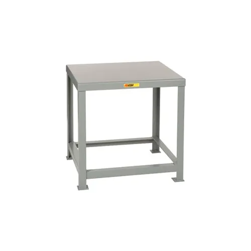 Little Giant® Stationary Machine Table W/ Angled Leg, Steel Square Edge ...