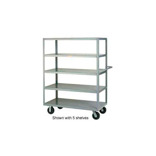 Little Giant® Shelf Truck w/4 Shelves, 3600 lb. Capacity, 60"L x 30"W x ...