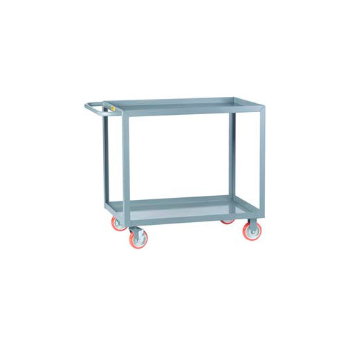 Little Giant® Welded Service Cart w/2 Lip Shelves, 1200 lb. Capacity ...