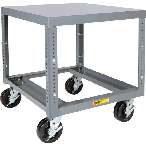 Little Giant® Heavy Duty Machine Table w/ Open Base, Adj. Height, 30"W ...