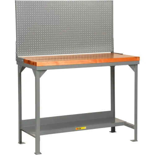 Little Giant® Heavy Duty Welded Workbench, 48 x 24", Pegboard Panel ...